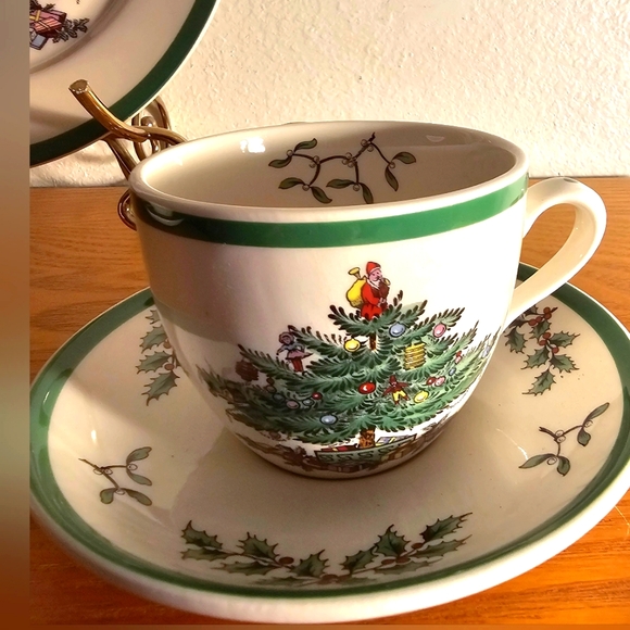 Spode | Dining | Spode Christmas Tree Cup Saucer | Poshmark